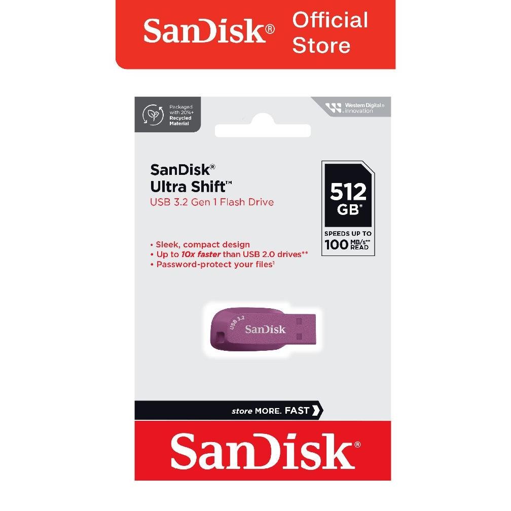 Jual VIRAL SanDisk CZ410 Ultra Shift 64GB USB 3.2 (Purple / Ungu ...