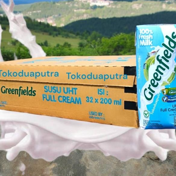 Jual Susu Greenfields Uht Full Cream 200 Ml X 32 Pcs (.1 Karton.) | Shopee Indonesia