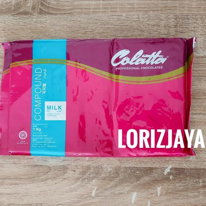Jual Coklat Colatta Milk Compound 1kg Kualitas Terbaik | Shopee Indonesia