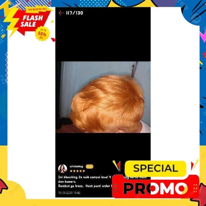 Jual SALE BK KOREAN BLEACH POWDER 50 GRAM + DEVELOPER 100 ML BUBUK ...