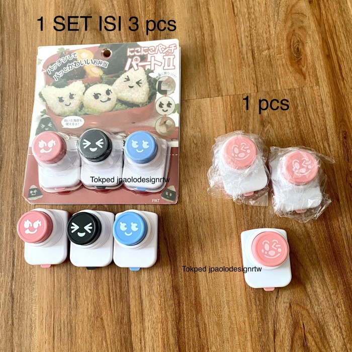 Jual Top Cetakan puncher nori seaweed cutter pemotong rumput laut bento ...