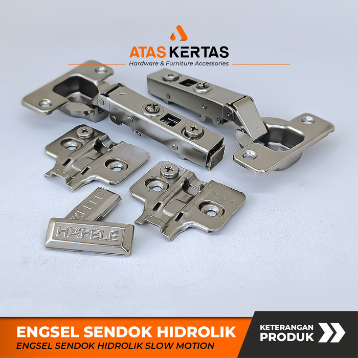 Jual ENGSEL HAFELE SLOW MOTION / ENGSEL SENDOK LEMARI KITCHEN SET SOFT ...
