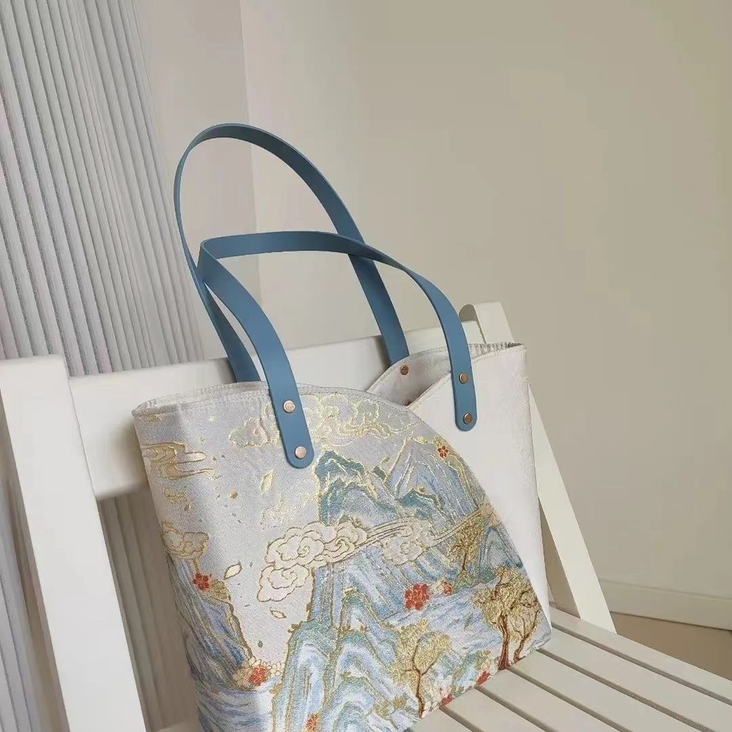 Jual Tas Tangan Serbaguna Gaya Cina/Tas Bahu Hanfu Sambungan/Tas Elemen ...