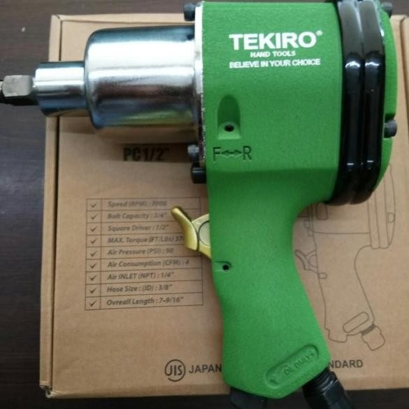 Jual Air Impact Wrench Tekiro 1/2" Heavy Duty Mesin Buka Baut Angin [ Claubstore ] | Shopee ...
