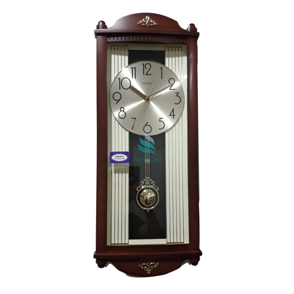 Jual JAM DINDING BANDUL MELODY SAKANA 387 - (COKELAT MUDA / COKELAT TUA ...