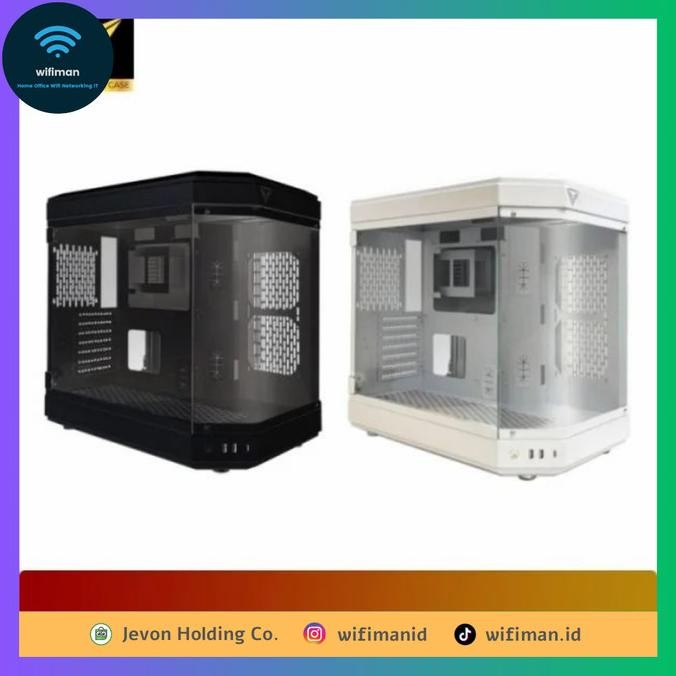 Jual Prime H-[Y] Premium Pc Desktop Case H Y Black White Hitam Putih ...