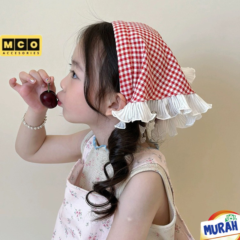 Jual Bando Bandana Renda Segitiga Bando Syal Kotak Aksesoris Rambut MCO ...