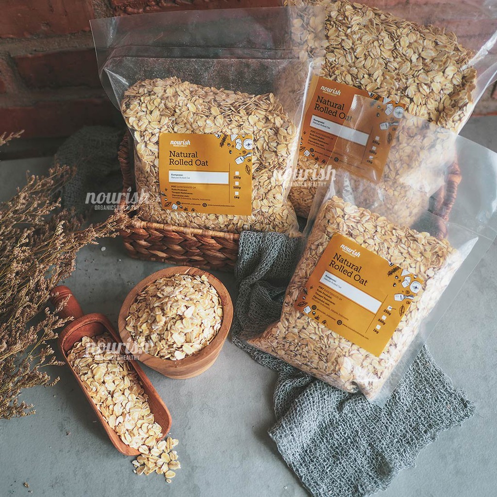 Jual NG Natural Rolled Oat 1kg | Shopee Indonesia