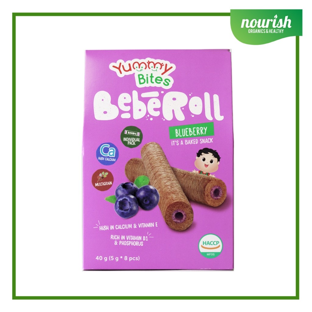 Jual Yummy Bites - Bebe Roll Blueberry 40g | Shopee Indonesia