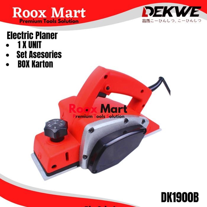 Jual Mesin Serut Kayu DEKWE DK1900B DK 1900B Electric Planer DK 1900 B Kualitas Terbaik | Shopee ...