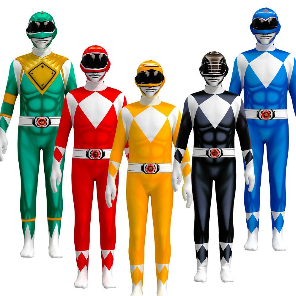 Jual SDF Power Ranger Anak -anak Pakaian Anak Set Kemeja Setel Celana ...