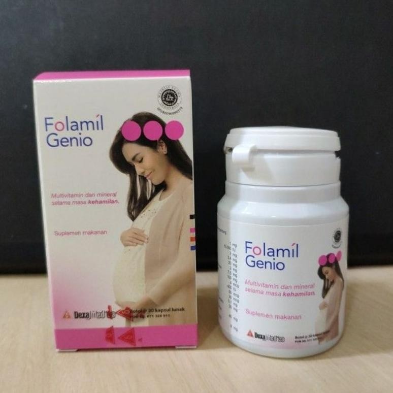 Jual ORIGINAL Folamil Genio isi 30 kapsul adi-67 | Shopee Indonesia