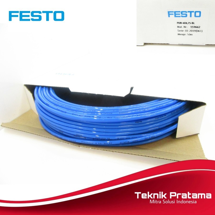 Jual 12MM x 2 FESTO SELANG PLASTIC TUBING PUN-12X2-BL (PU Meteran) | Shopee Indonesia