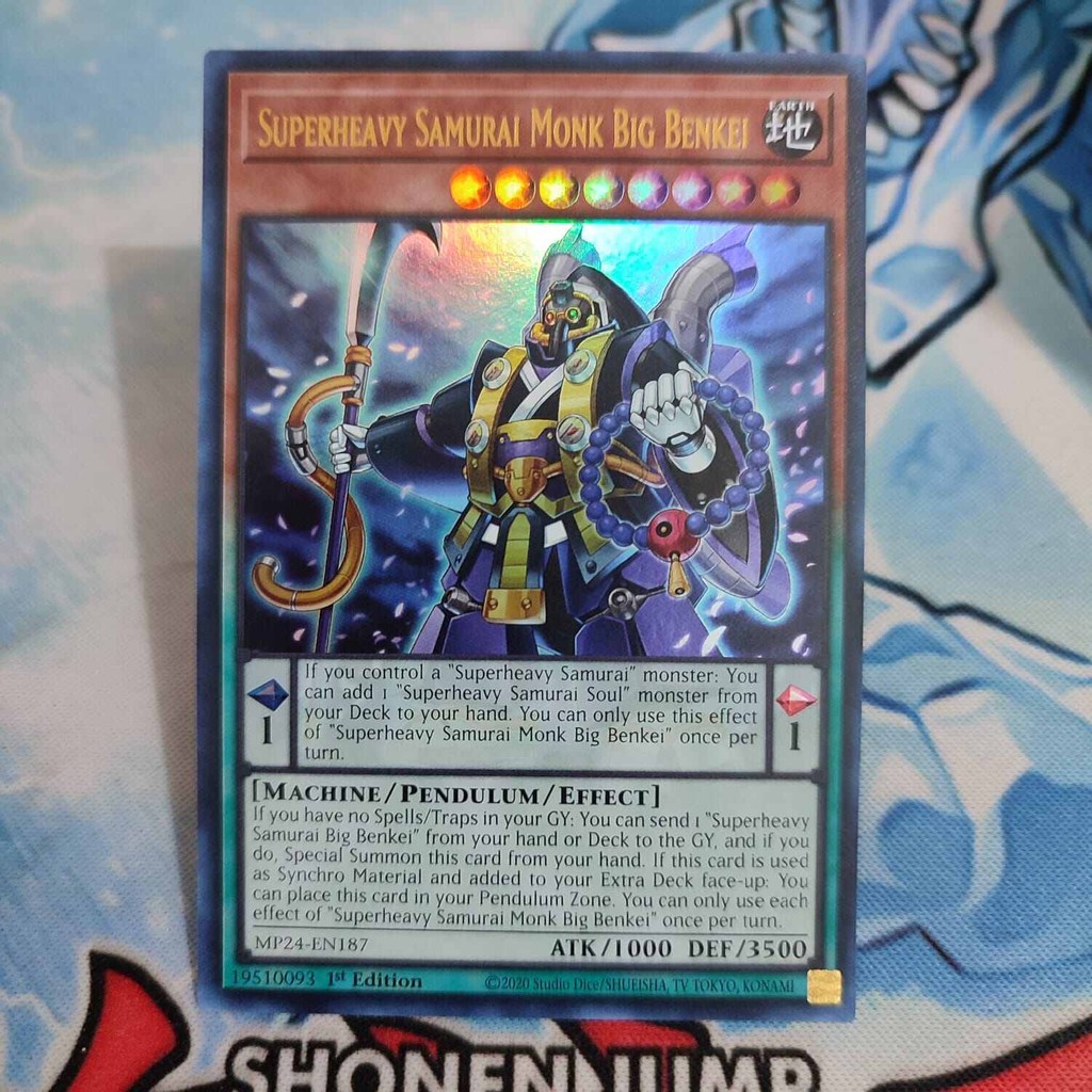 Jual yugioh superheavy samurai monk big benkei MP24 ultra rare original ...