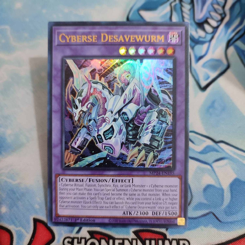Jual yugioh cyberse desavewurm MP24 ultra rare original | Shopee Indonesia