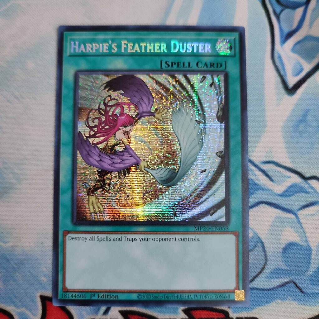 Jual yugioh harpie's feather duster MP24 secret rare original | Shopee Indonesia