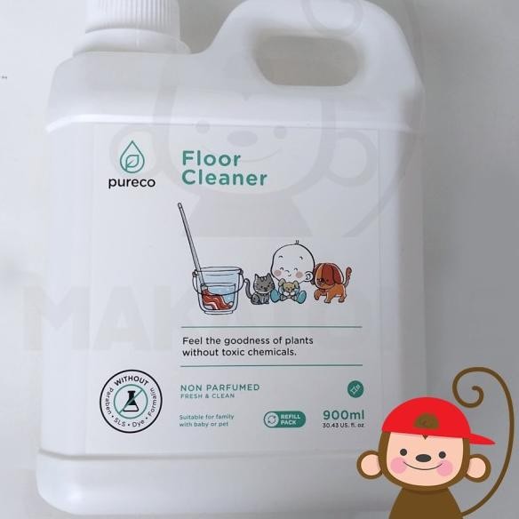 Jual Pureco Refill Floor Cleaner 900Ml Derigen 900 Ml Pel Lantai Baby ...