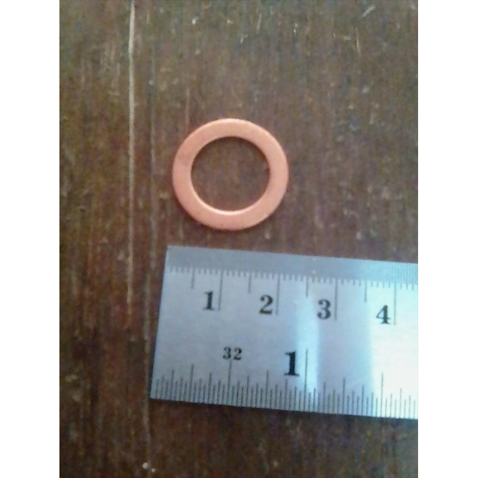 Jual Oring Ring Kuningan Washer Badan Baut 14 Kunci 22 mm | Shopee ...