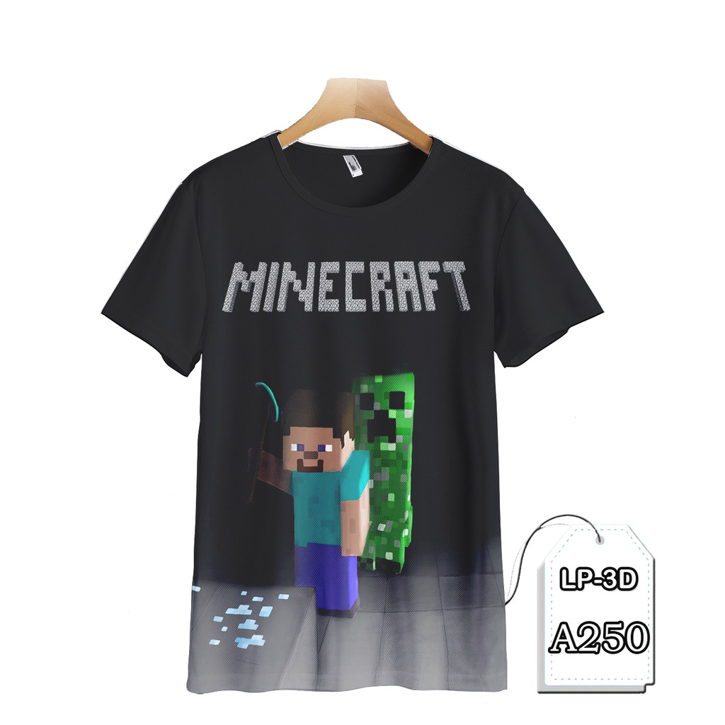 Jual Baju Minecraft Baju Anak dan Dewasa 3D Game Animasi LP3D-A250 ...