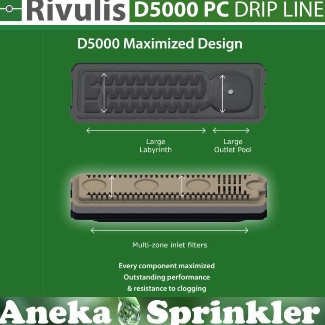 Jual Rivulis Dripline D5000 Pc 16 Mm (10 M) [ Chetki ] | Shopee Indonesia