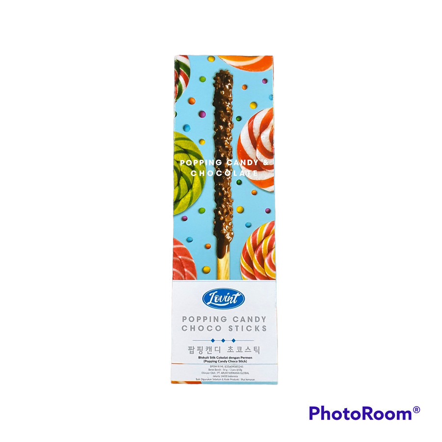 Jual Lovint Popping Candy Choco Sticks 54G | Shopee Indonesia
