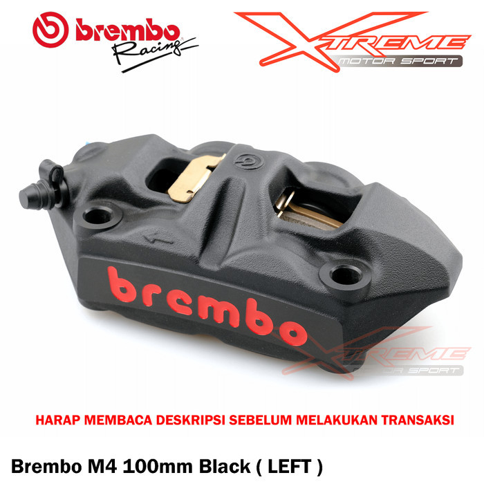 Jual Kaliper Brembo Radial Monoblock M4 100 mm Sebelah Kiri Only Original Brembo Italy | Shopee ...