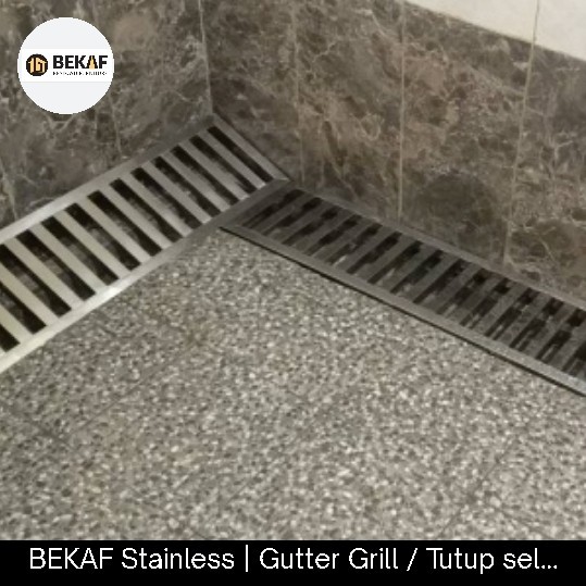 Jual BEKAF Stainless Gutter Grill stainless / tutup selokan stainless ...
