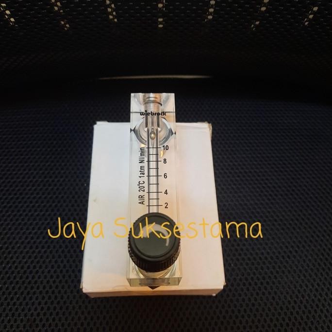 Jual FLOW METER ROTAMETER UDARA/GAS (AIR) 10 NI/MIN ORIGINAL DAN ...