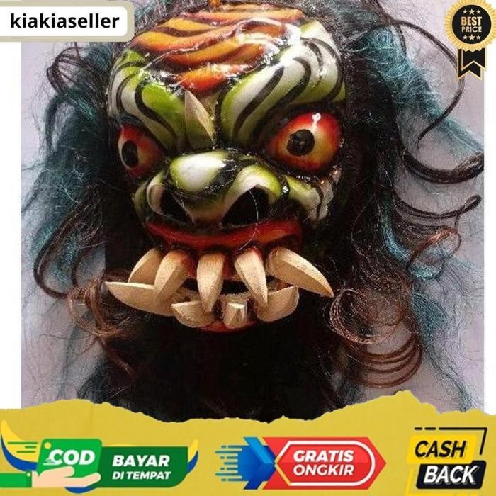 Jual READY TODAY TERBAIK TOPENG BUTO ANAK/ TOPENG GEDRUK/KESENIAN ...