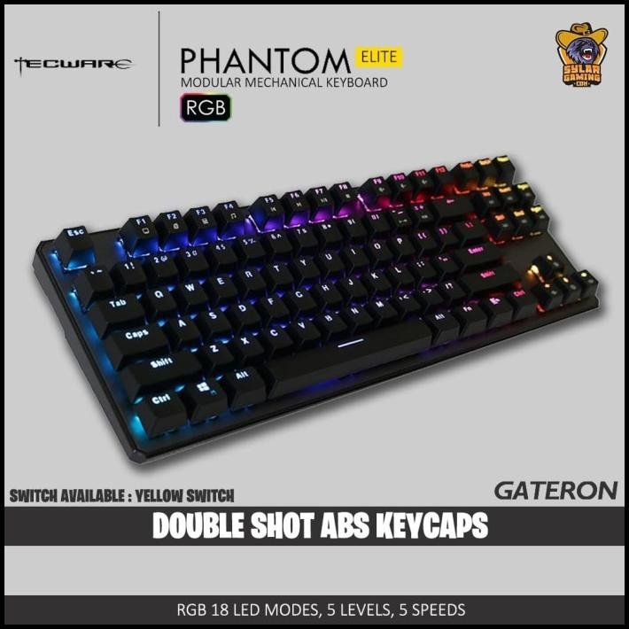 Jual Tecware Phantom Elite P87 Tkl Rgb Gateron Switch Mechanical ...