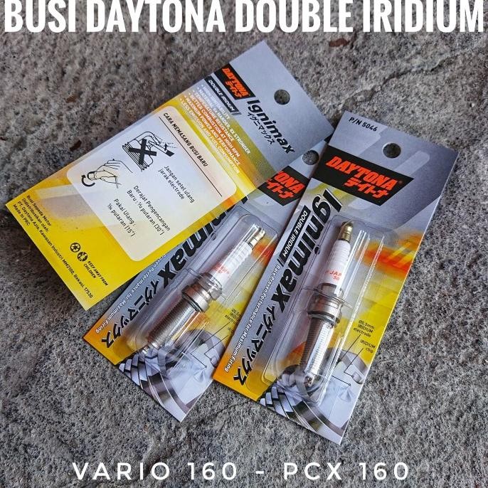 Jual HARGA DISC - BUSI DOUBLE IRIDIUM DAYTONA VARIO 160 PCX 160 ADV 160 CBR250RR XMAX | Shopee ...