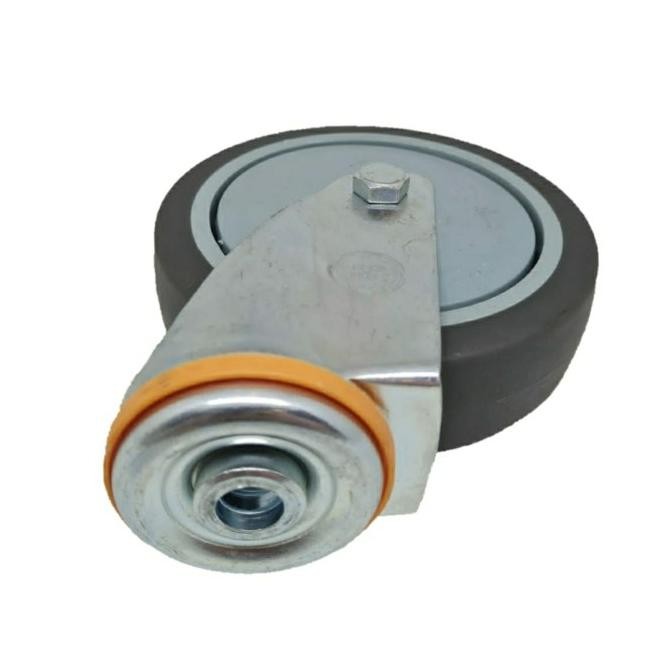 Jual Roda Karet Tpr Caster 5 Inch (125 32Mm) Bolt Hole Hidup !! Ready ...