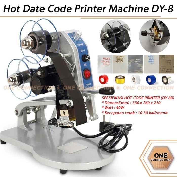 Jual Hot Date Code Printer Machine / Mesin Coding/ Mesin Cetak Expired ...