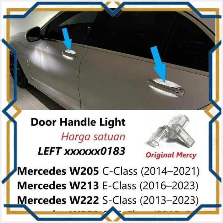 Jual [GAR] DOOR HANDLE LIGHT MERCEDES W205 W213 W253 W222 LAMPU PINTU ...