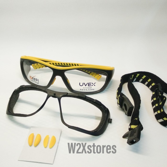 Jual Kacamata Safety Minus/Prescription ANSI Z87 SW07 - Gun Yellow ...