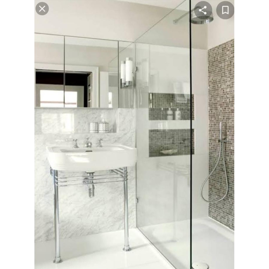 Jual Sekat Kaca Kamar Mandi Partisi Shower 10 mm Mulia Dekkson | Shopee ...