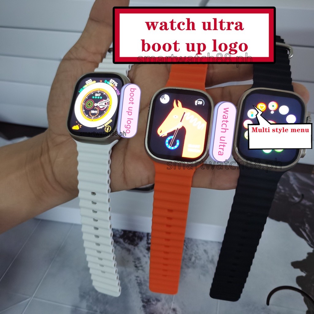 Jual Logo TOP Jam tangan pintar Ultra 2 AP ULTRA dengan Boot up Logo ...