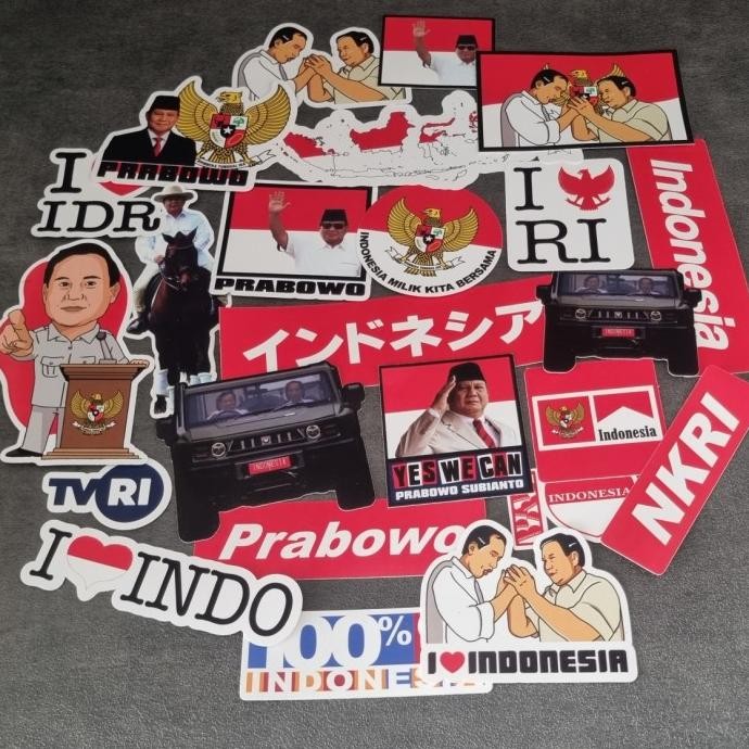 Jual prabowo sticker / prabowo sticker pack / indonesia sticker /rimowa ...