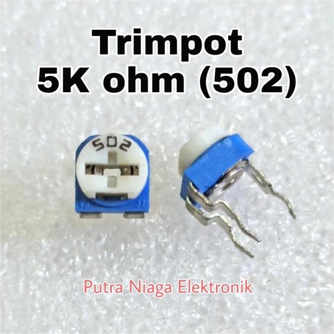 Jual Update (2) Resistor Variable 5K ohm VR Trimpot 5000 ohm 5 K ...