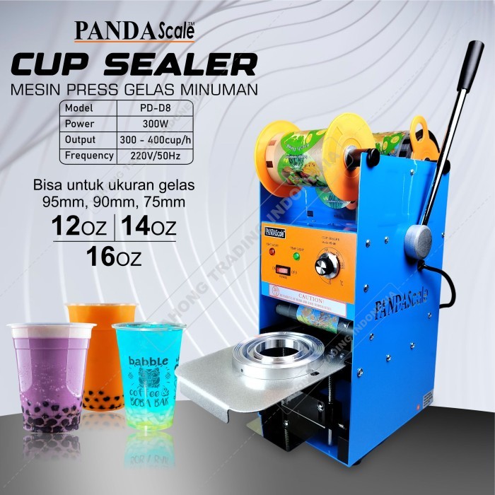 Jual Mesin Cup Sealer ET-D8 Alat Pres Gelas Minuman Press Cup Sealer ...