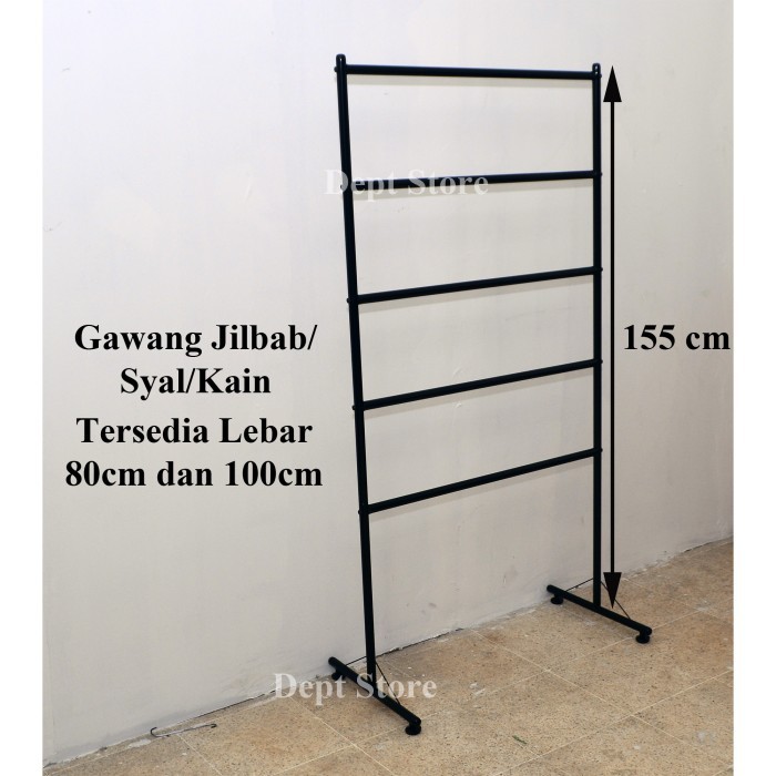 Jual Jual Rak Standing Gawang Syal Kerudung Gantungan Jilbab Kertas ...