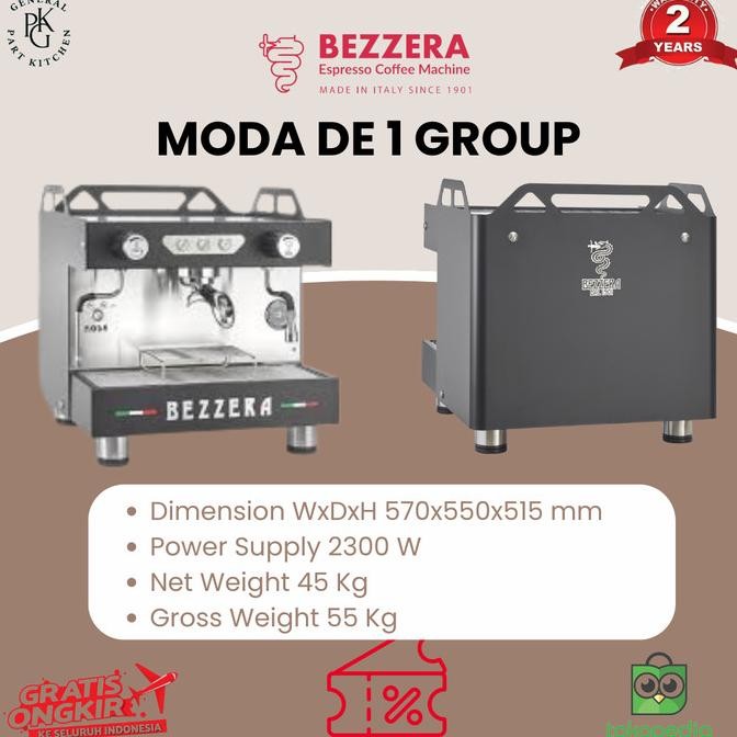 Jual Mesin Kopi Bezzera Moda De 1 Group Coffee Machine Rindwiusaha ...