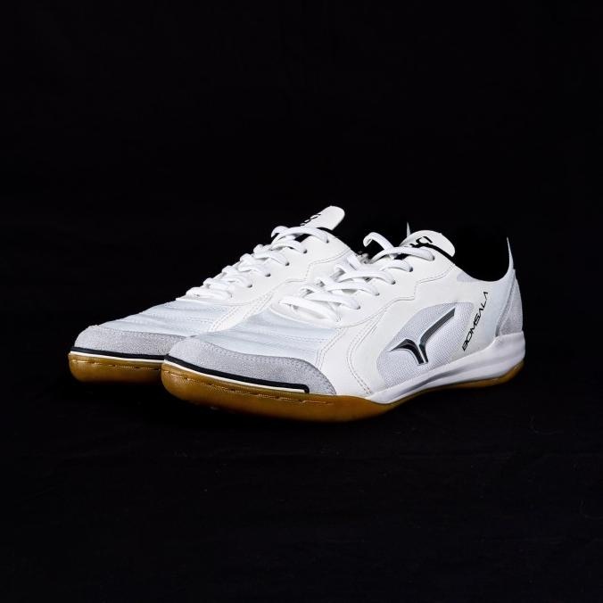 Jual , Calci Sepatu Futsal Bomsala Fierce - White | Shopee Indonesia