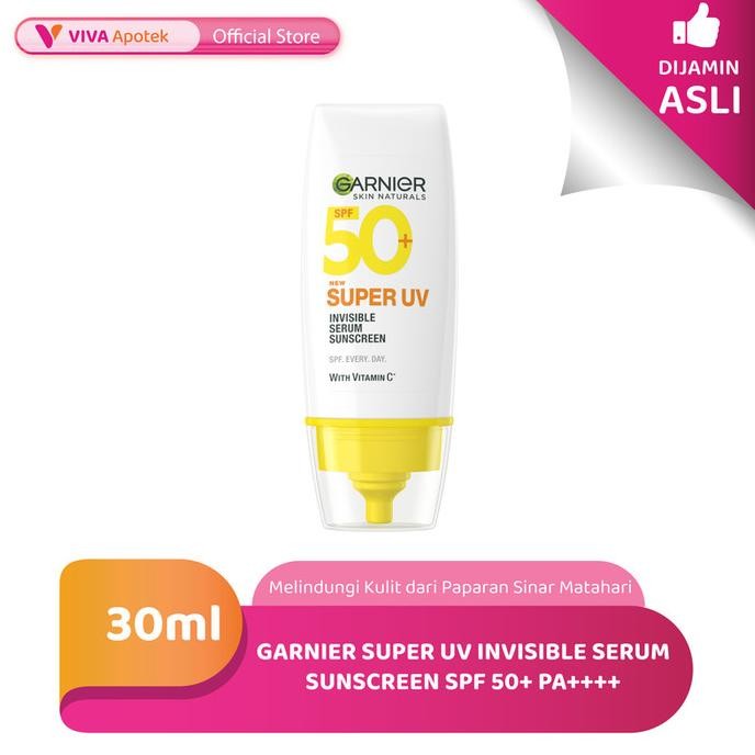 Jual garnier super uv invisible serum sunscreen spf 50+ pa++++ (30 ml) | Shopee Indonesia