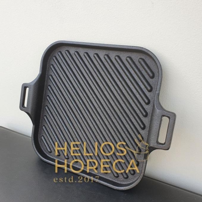 Jual SKITCHEN Giza Grill Pan Panggangan Besi Cor Cast Iron Grill ...