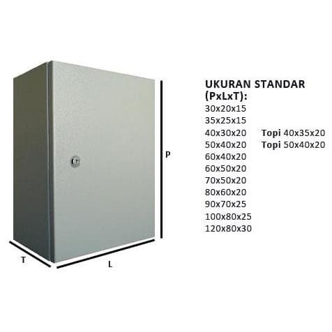 Jual Gercep Box Panel Indoor 70X50X20 Plat 2Mm Powder Coating Traytek ...