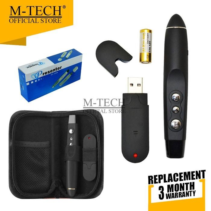 Jual M-TECH ORIGINAL LASER POINTER PP1000 ALAT WIRELESS PRESENTASI ...