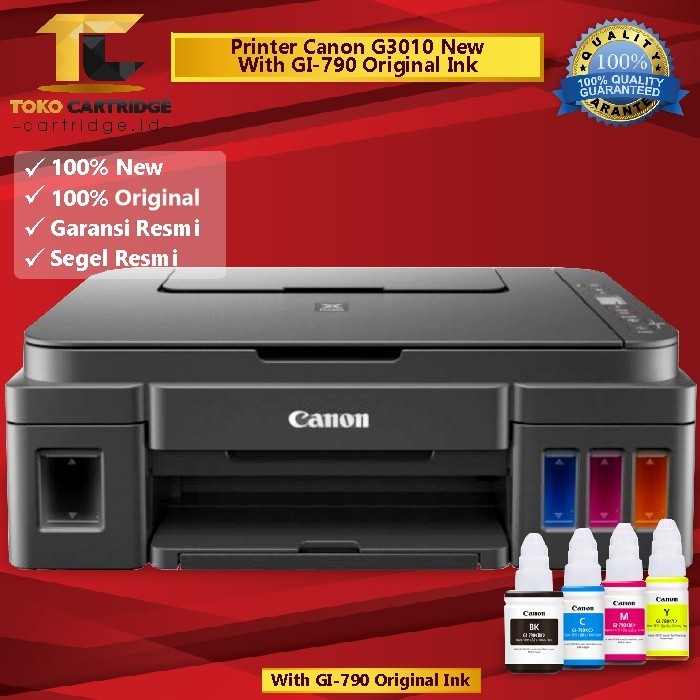 Jual Printer Canon Pixma G3010 G 3010 Wireless Print Scan Copy Wifi New ...