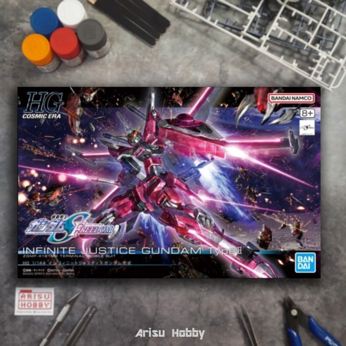 Jual HG Infinite Justice Type II Gundam Seed 1/144 Bandai Model Kit ...