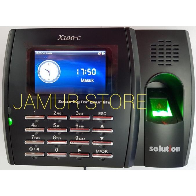 Jual Solution X100C Mesin Absensi / Mesin Finger Print Solution X100C ...